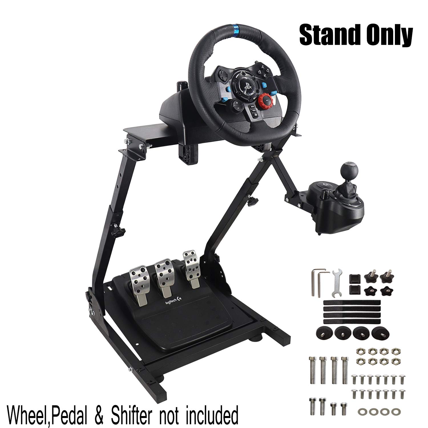 Snapklik.com : XSLOER Racing Wheel Stand, Height Adjustable & Foldable ...