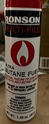 Amazon.com: 2 Ronson Butane Refill Lighter 42 Grams 1.48 Oz : Health ...