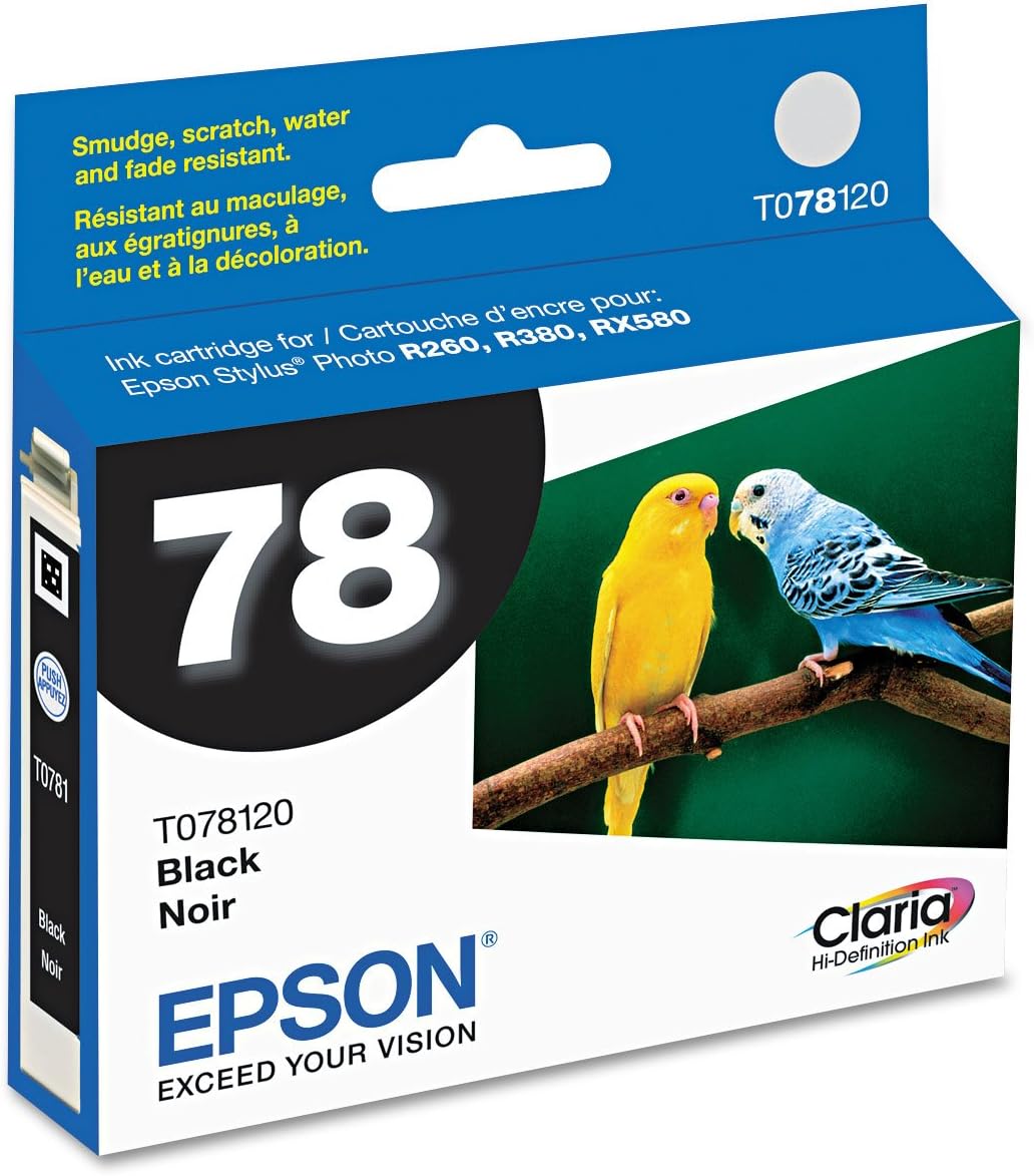 Amazon.com: Epson Claria Original Ink Cartridge Model T078120 : Office ...