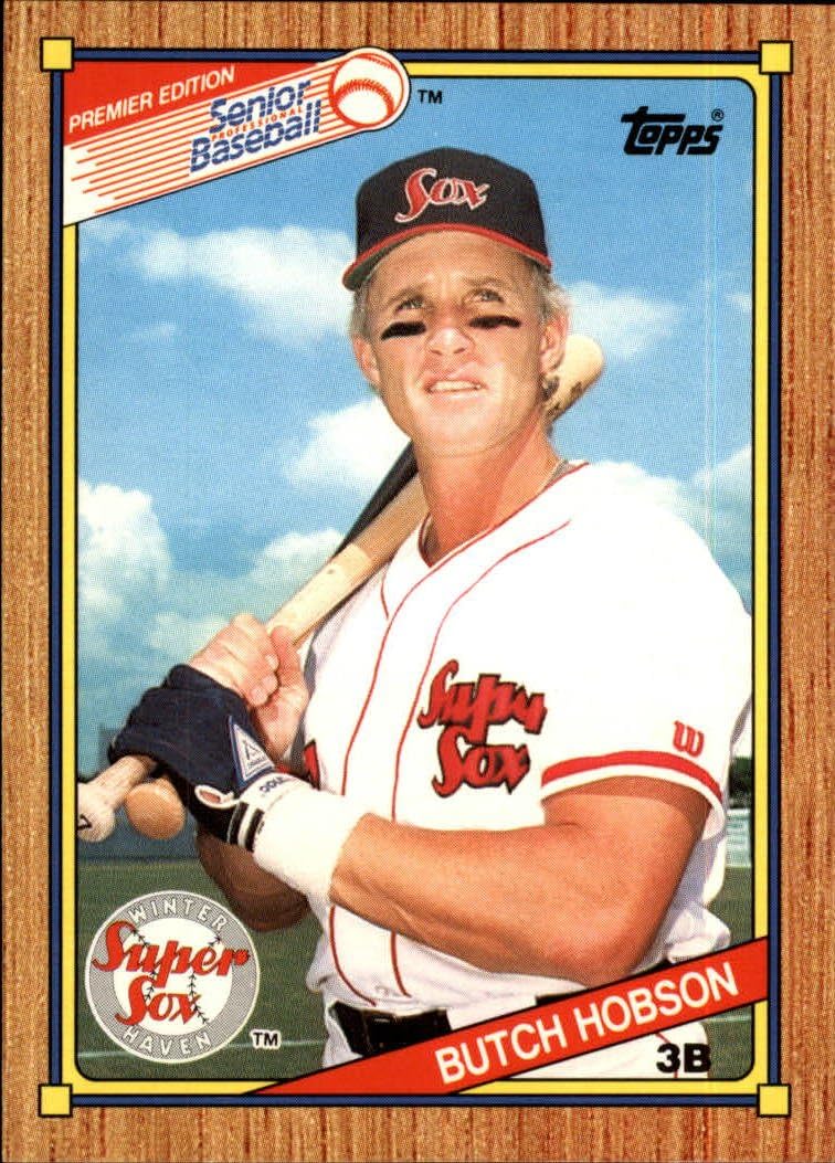 Amazon.com: 1989 Topps Senior League Baseball Card #49 Butch Hobson ...