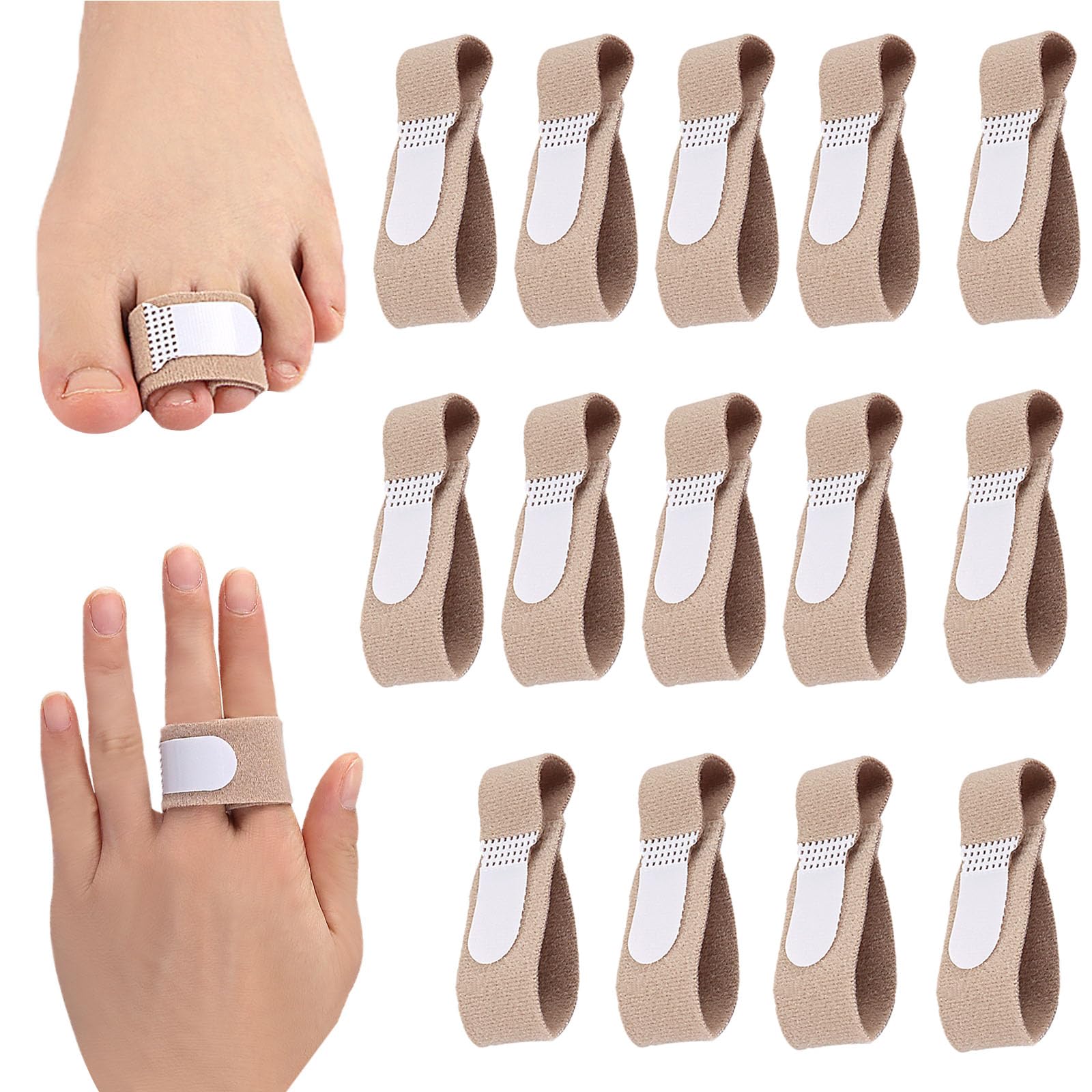 Amazon.com: Finger Tape Toe Wrap 14pcs, Dual-Use Fabric Finger Splint ...