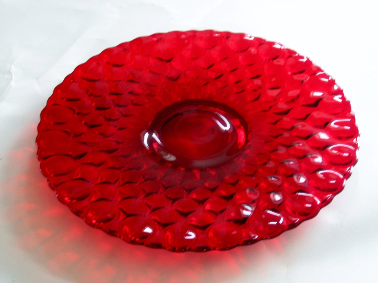 Ruby Red Platter