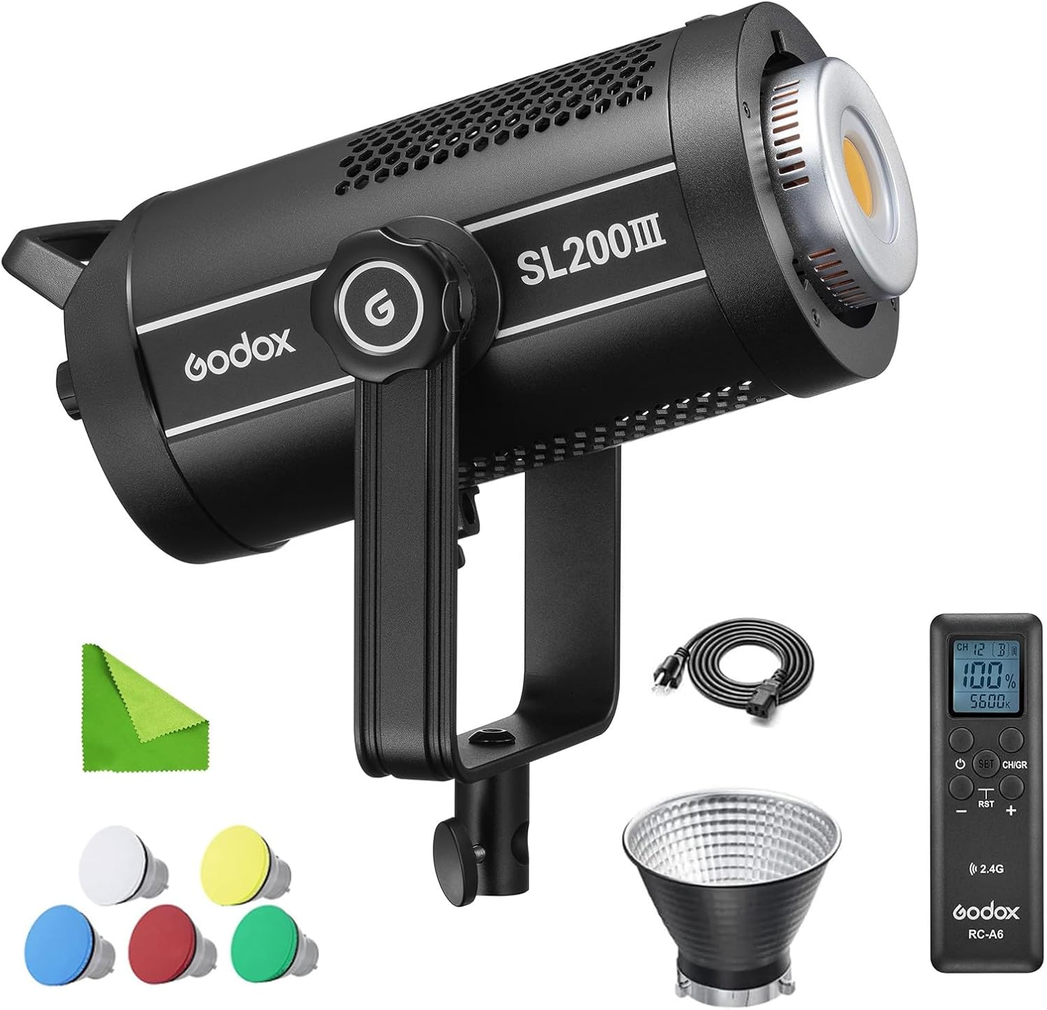 Amazon.com : Godox SL200III 215W LED Video Light 5600K CRI 96, TLCI 97 ...