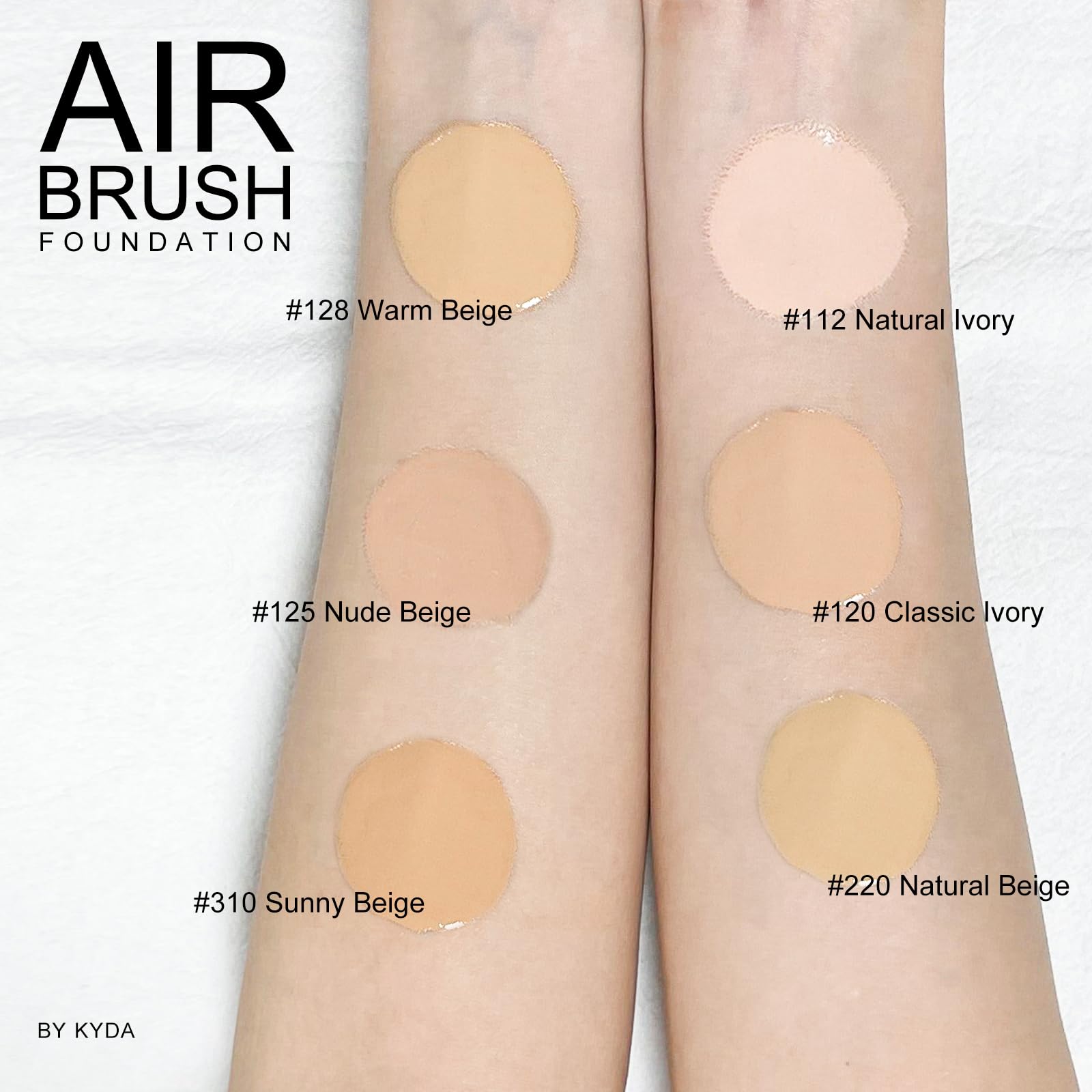 Snapklik.com : KYDA AirBrush Foundation Spray, Lasting Matte Foundation ...