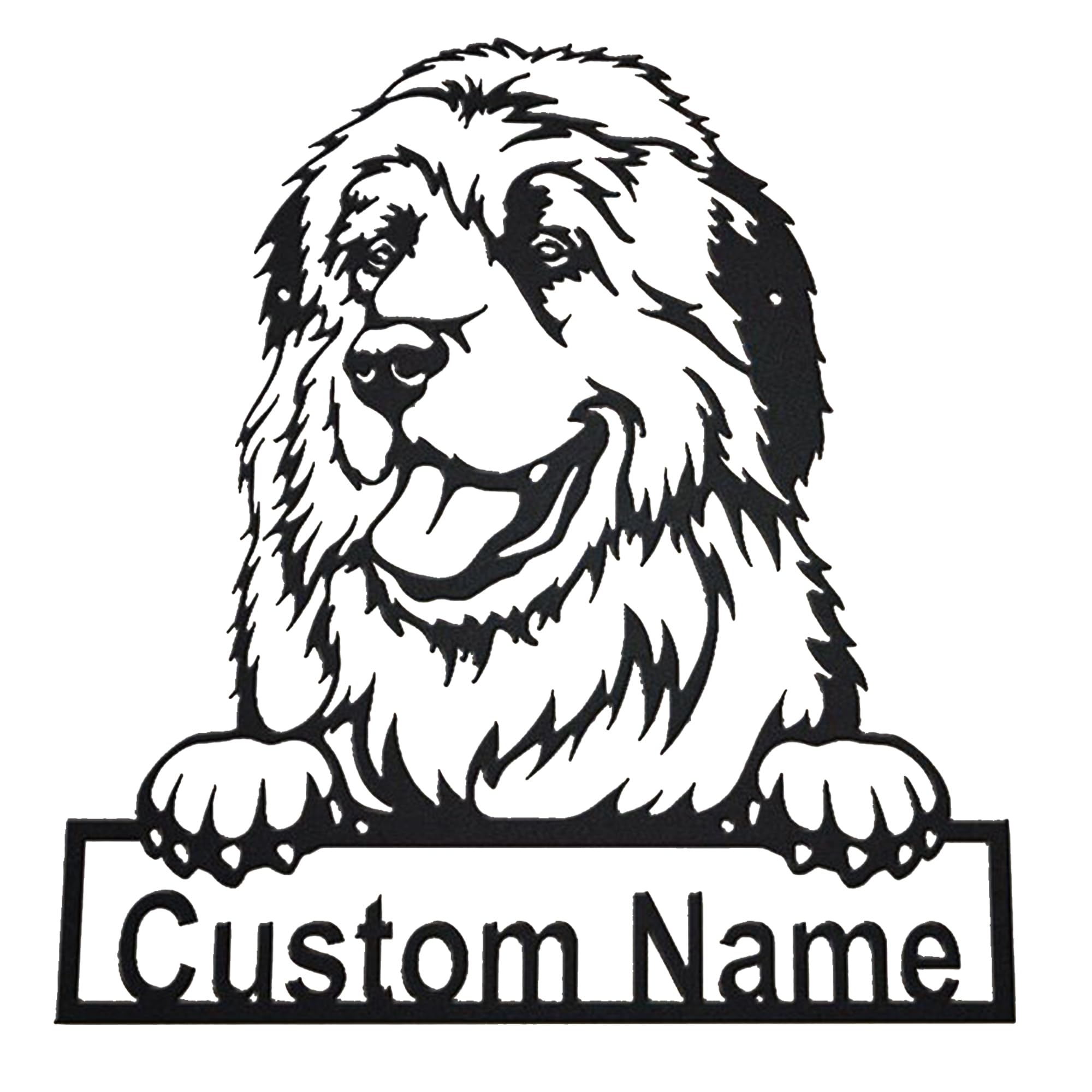 Amazon.com: Personalized Metal Signs,Custom Pet Dog Metal Signs,Wall ...