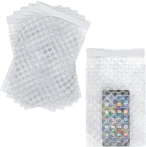 Amazon.com : ExoSupplies Self Seal Bubble pouches 50 Pieces 12 x 6 ...