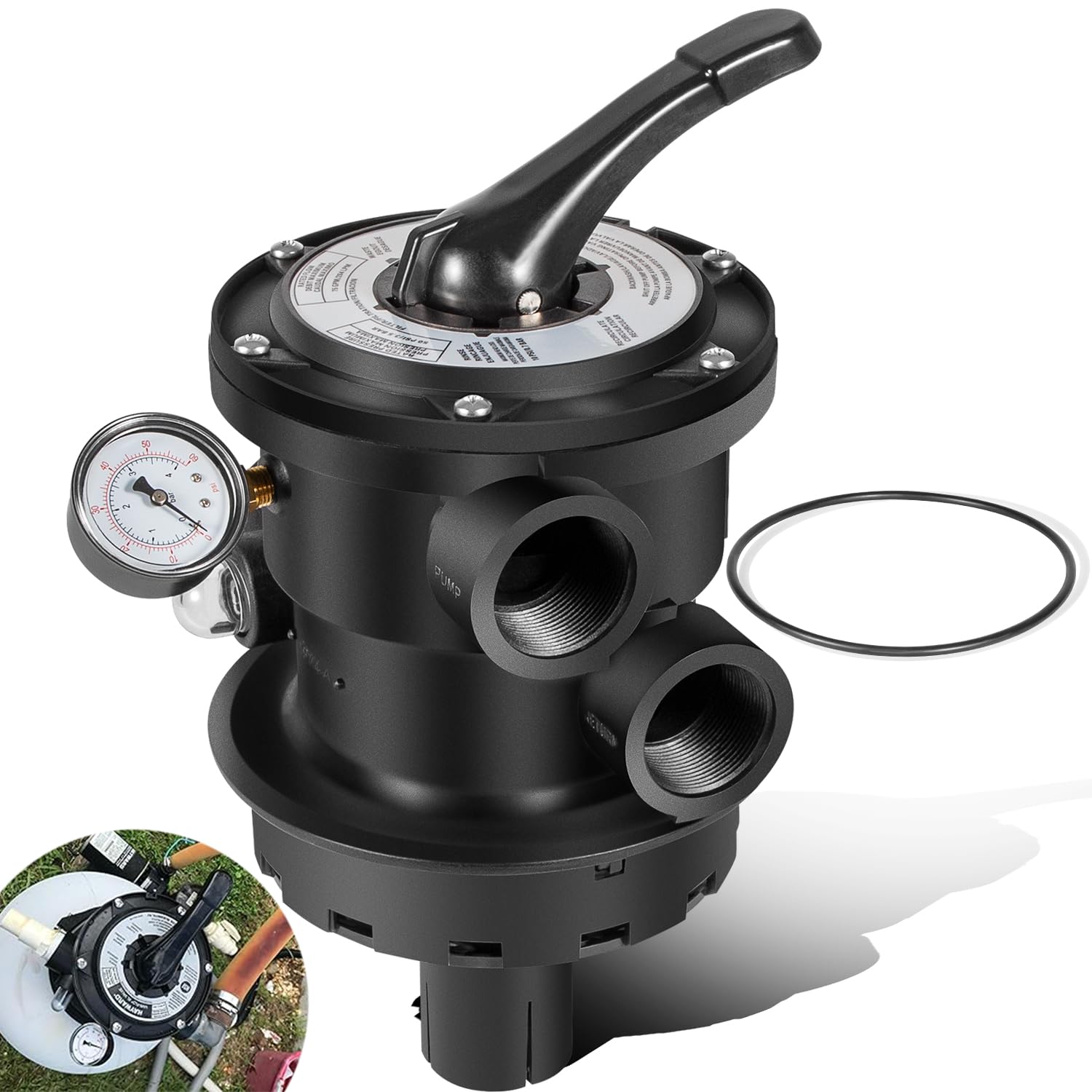 Snapklik.com : For Hayward SP0714t VariFlo Top-mount Multiport Valve