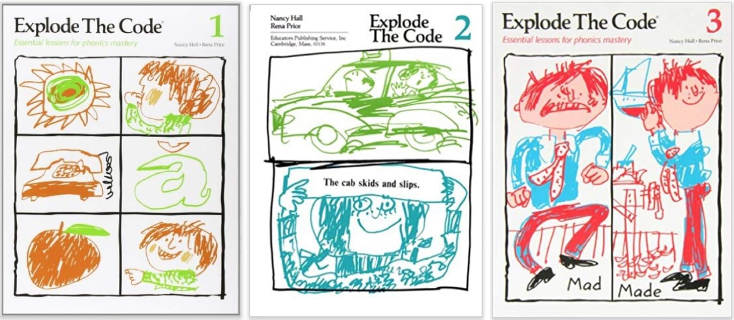 Amazon.com : Explode the Code: Books 1, 2, and 3 : Office Products