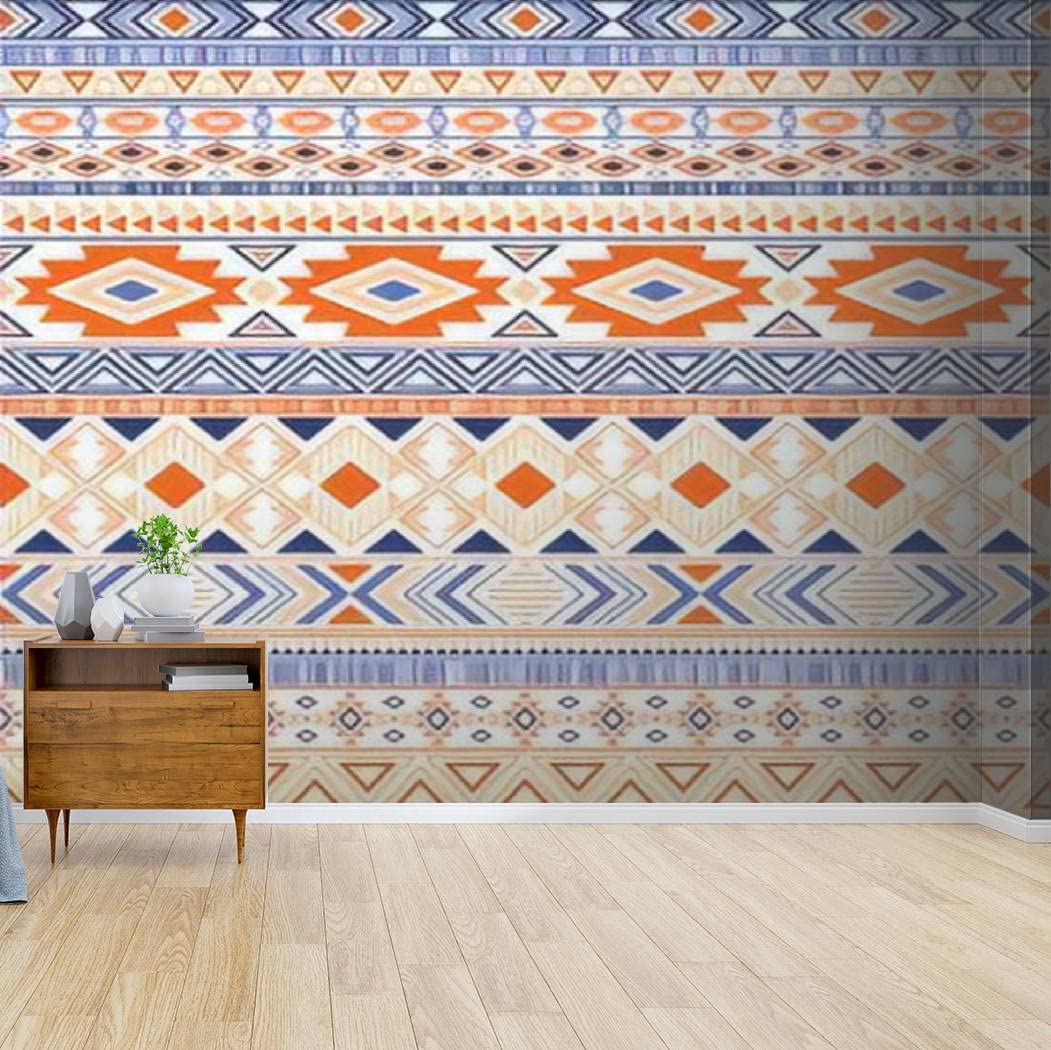 Indian Tribal Patterns Wallpaper