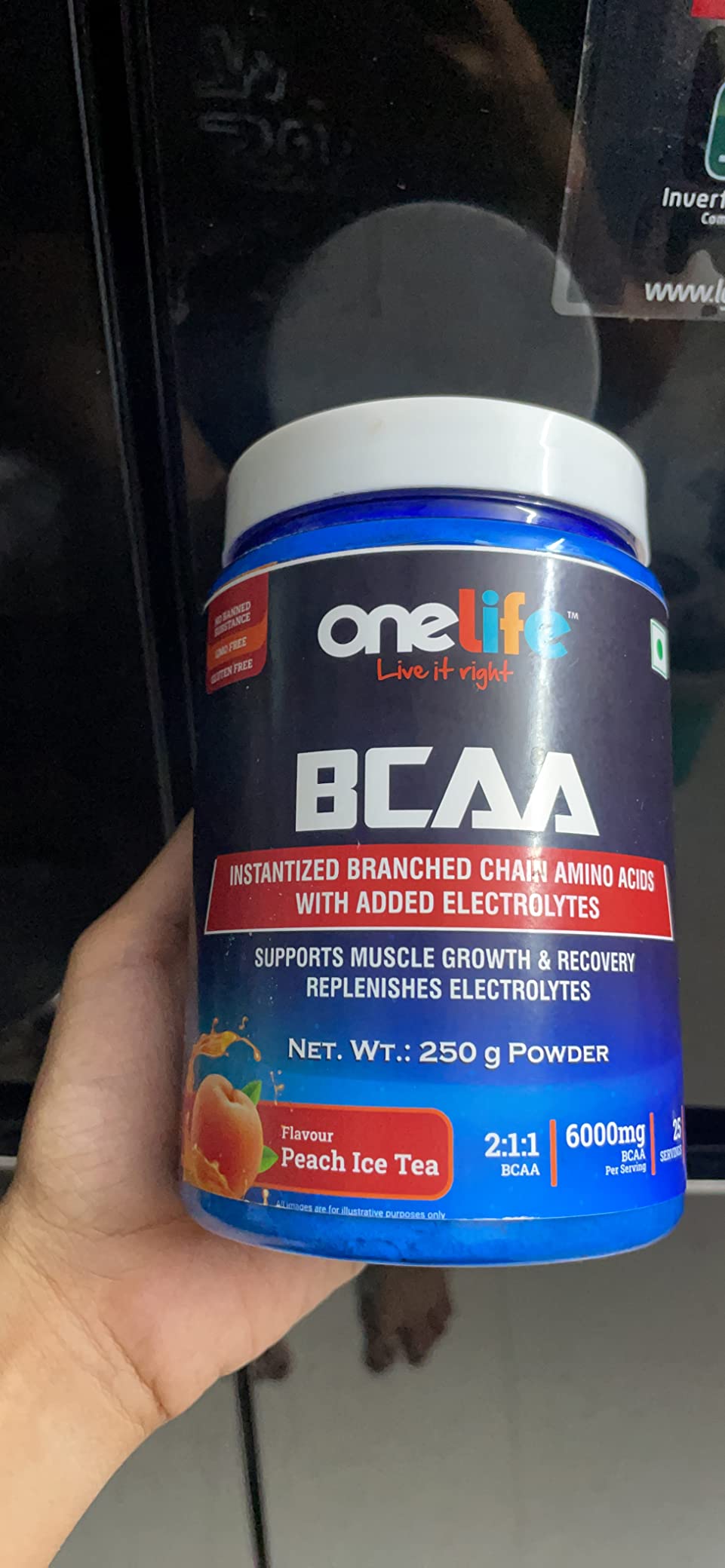 OneLife Bcaa 6000 Mg Lean Muscle Growth Powder A Perfect Ratio Of 2:1:1 Of Leucine: Iso-Leucine ...