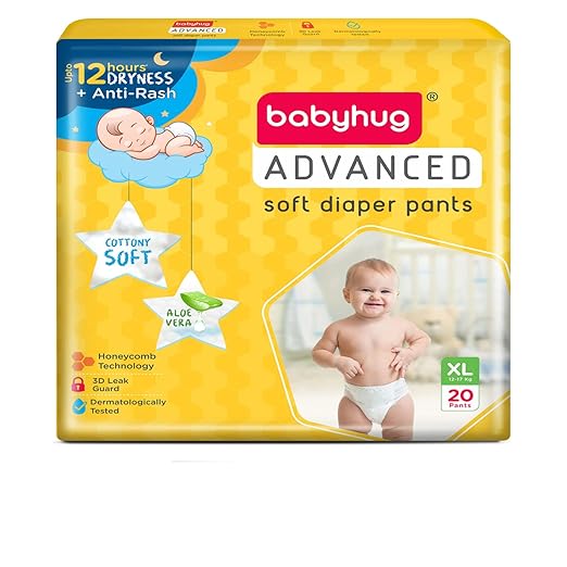 Buy Babyhug Advanced Diaper Pants XL 20Pcs (12-17kg) Online at Low ...