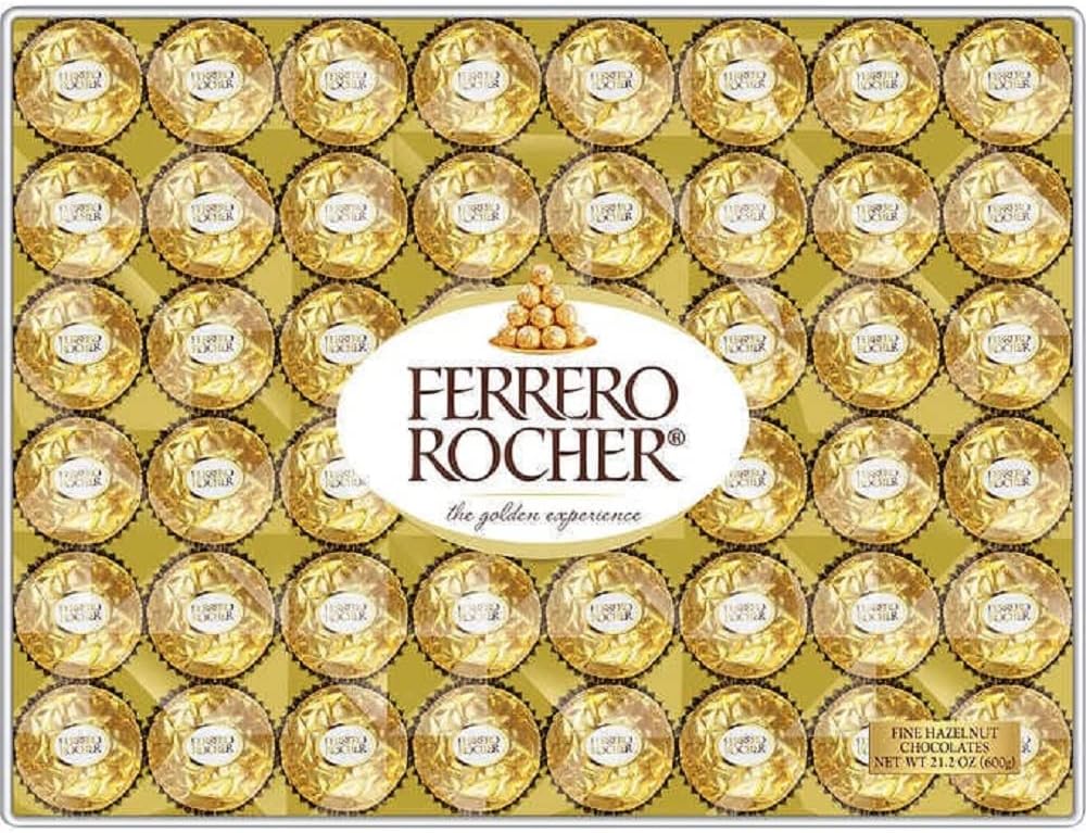 Amazon.com : Ferrero Rocher Heart Gift Box, 16 Count, 7 Oz : Gourmet ...