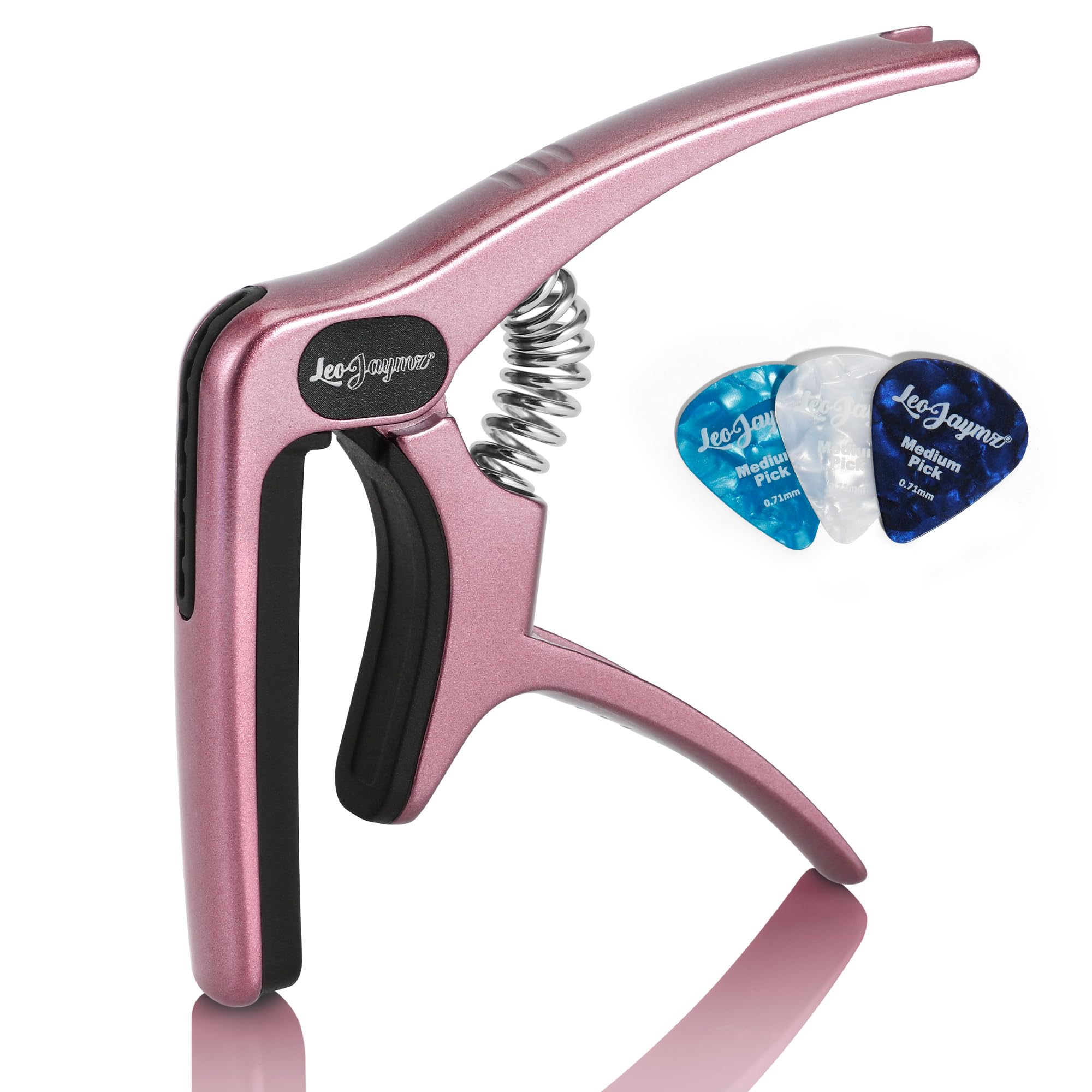 Amazon.com: Leo Jaymz Heavy Duty Guitar Capo for Acoustic/Electric ...