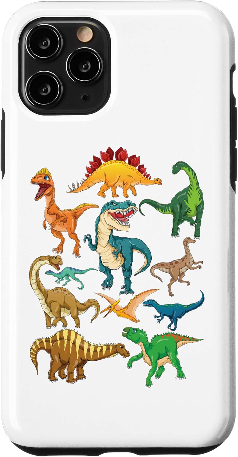 Amazon.com: iPhone 11 Pro Types Of Dinosaurs Graphics Dino ...