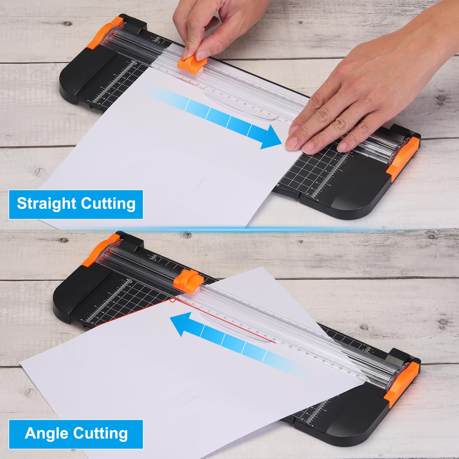 Small Paper Cutter Mini A4 Paper Cutter Portable Rotary Paper Trimmer ...