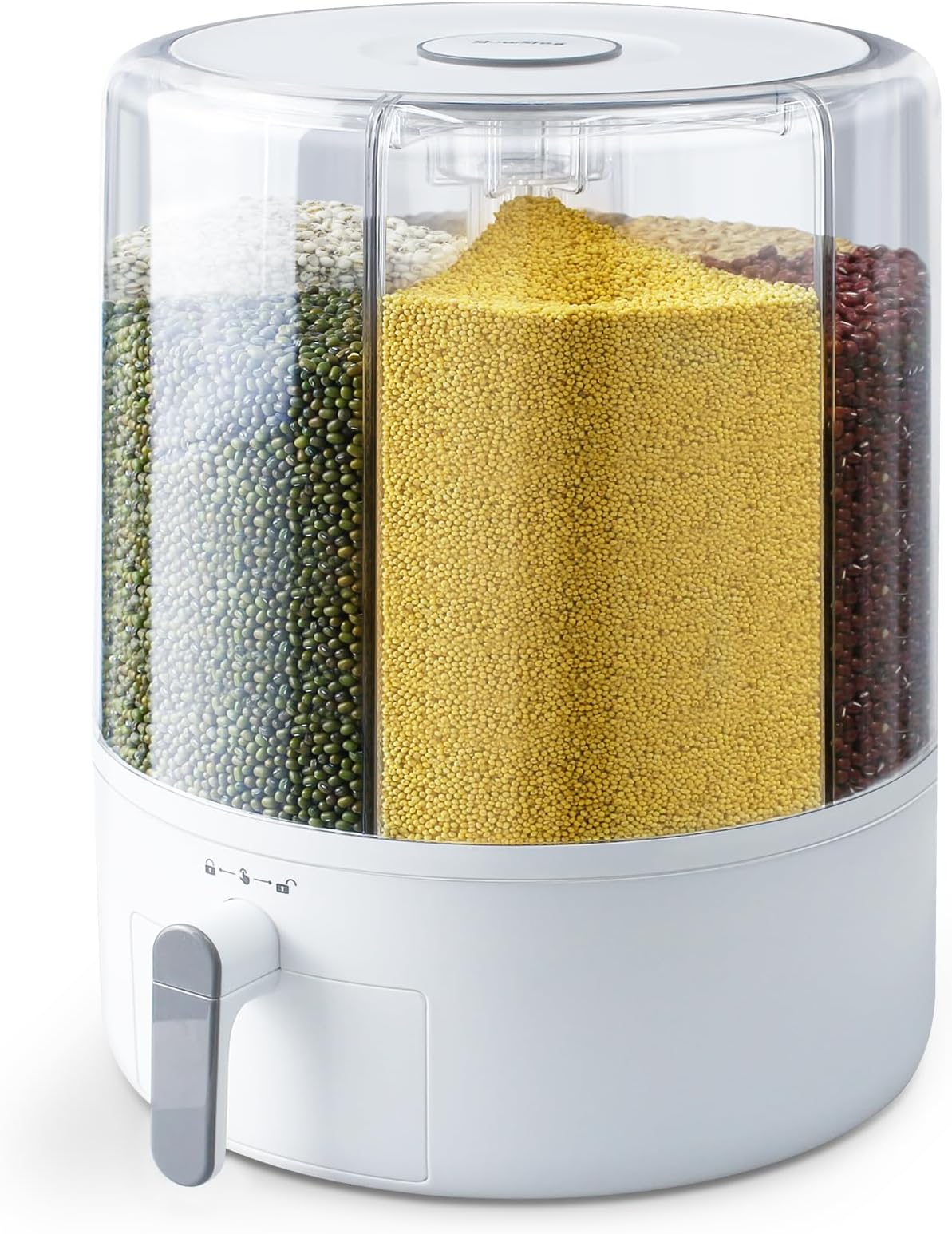 Amazon.com: Elite Kitchen USA 40lb Rice, Grain, and Cereal Storage ...