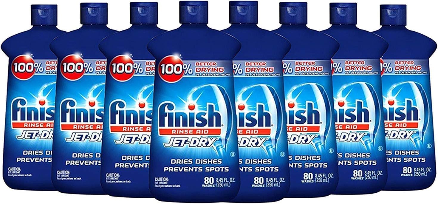 Amazon.com: Finish Jet-Dry Rinse Aid, Dishwasher Rinse Agent & Drying ...
