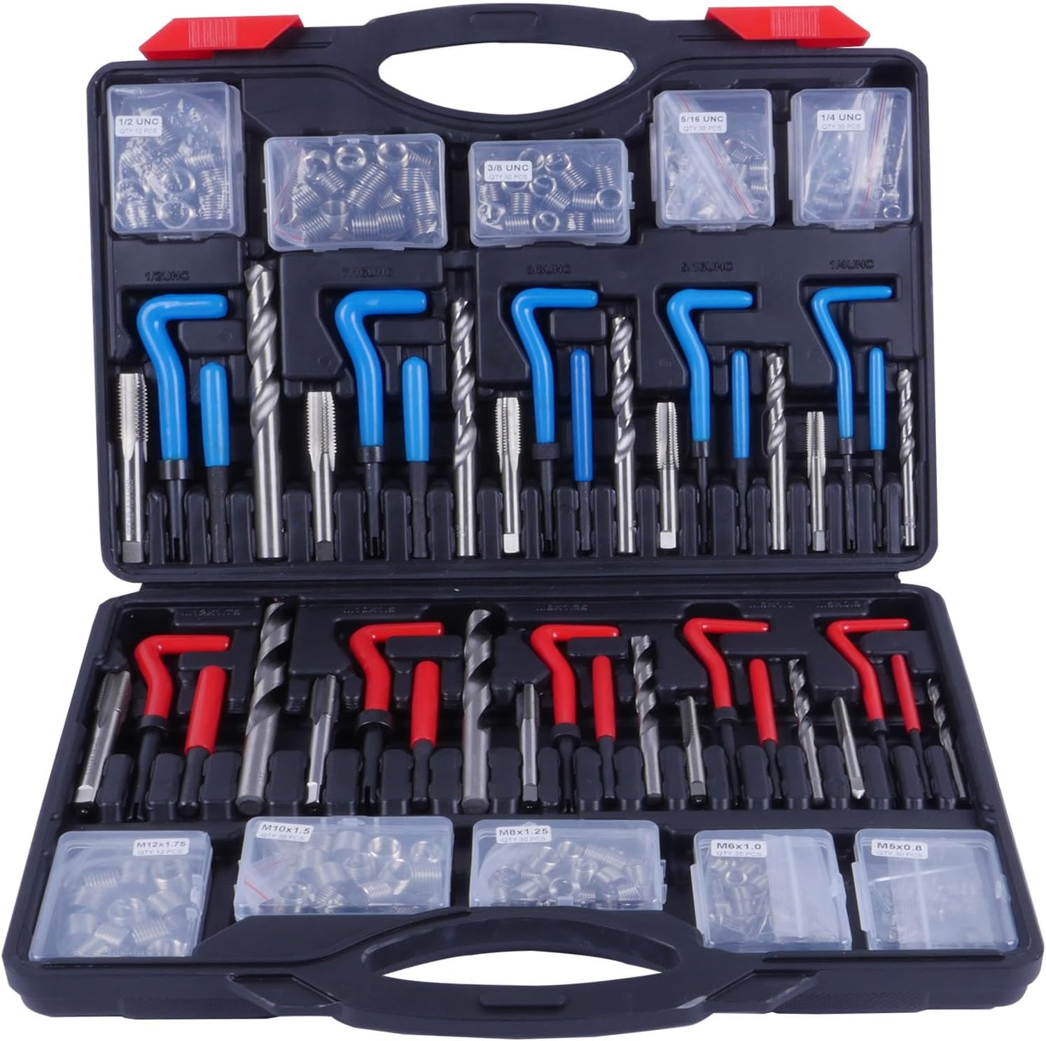 Amazon.com: CXPRO 314Pcs Thread Repair Kit, Metric Helicoil Repair Kit ...
