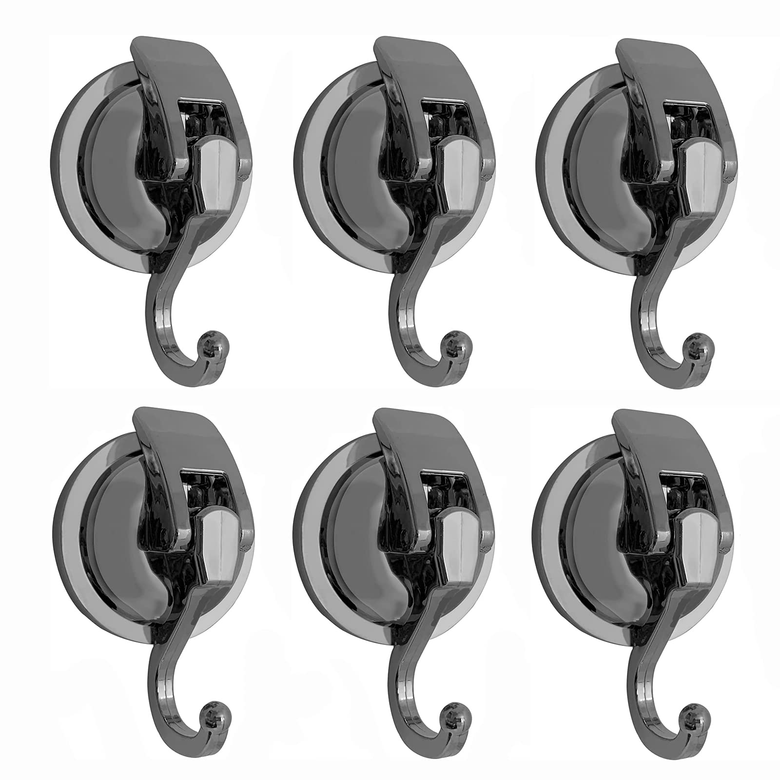 YSSILADI Shower Heavy Duty Vacuum Hooks, Glass Suction Cup Hooks, Robe ...