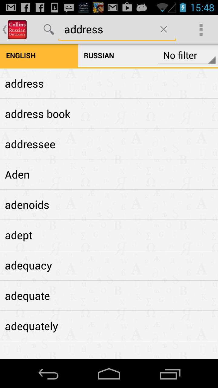 Collins Russian Dictionary:Amazon.de:Appstore for Android