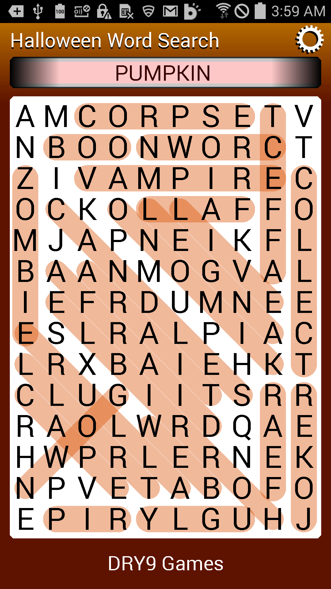 Halloween Word Search - App on Amazon Appstore