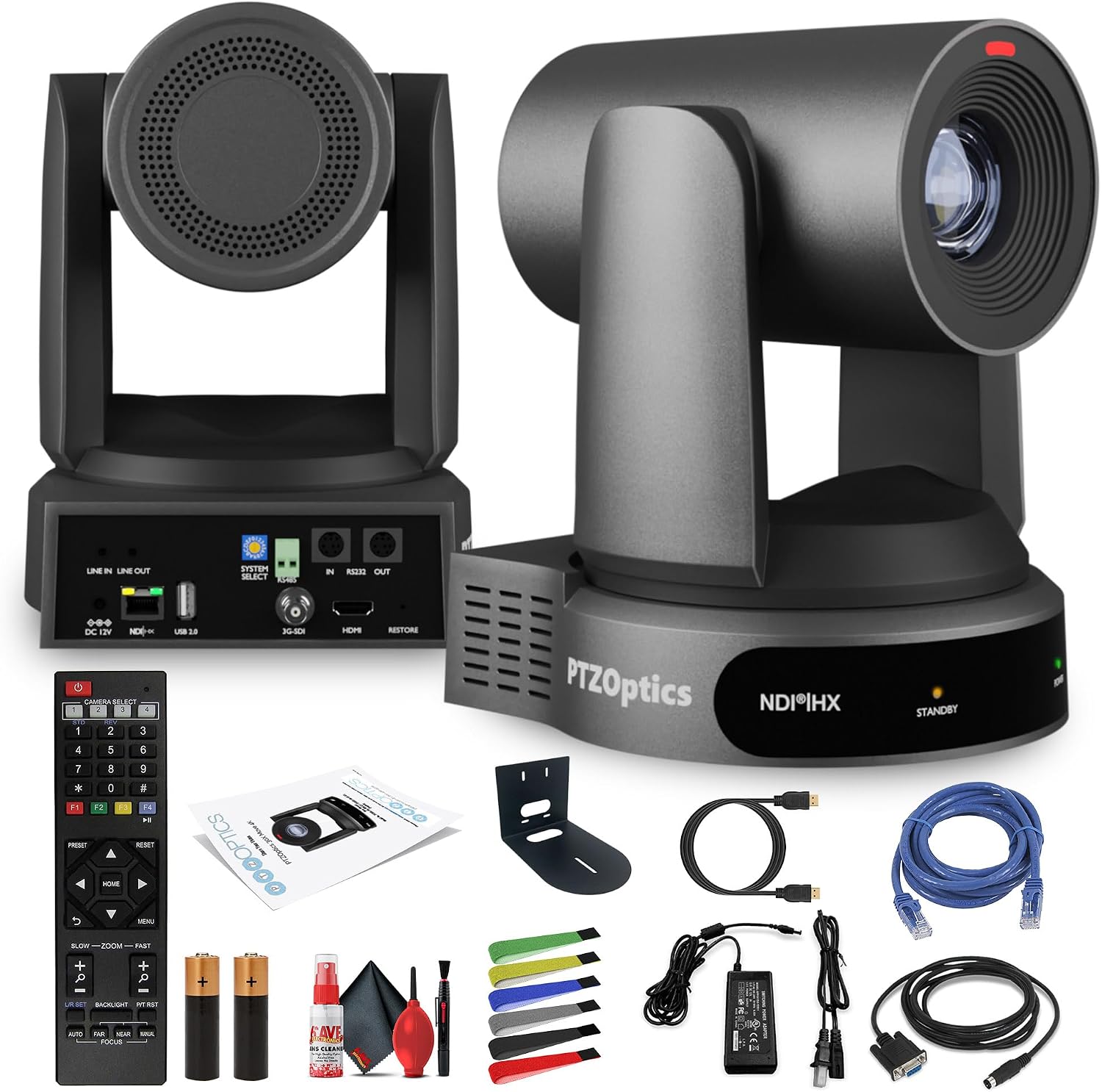 Amazon.com : PTZOptics Move 4K SDI/HDMI/USB/IP PTZ Camera with 30x ...