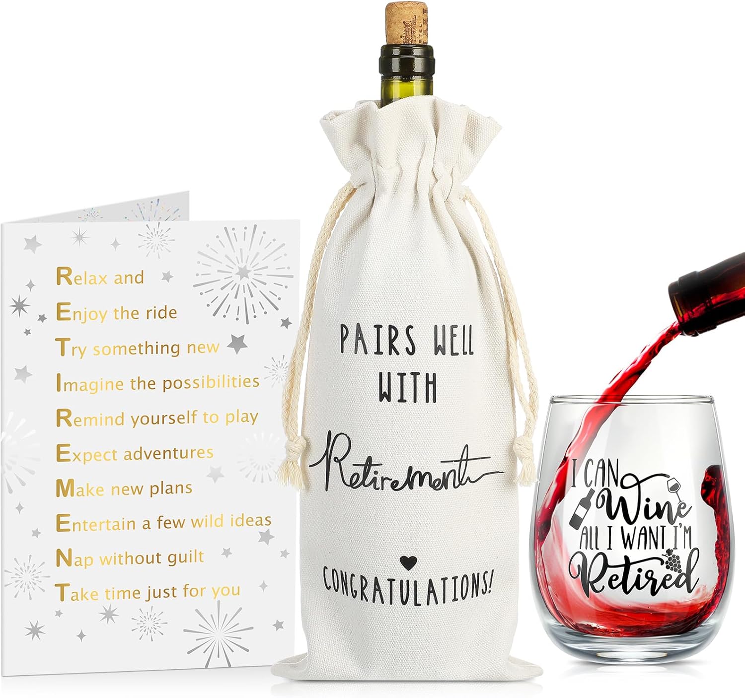 Amazon.com | Singhoow 3 Pcs Retirement Gift for Woman and Men ...