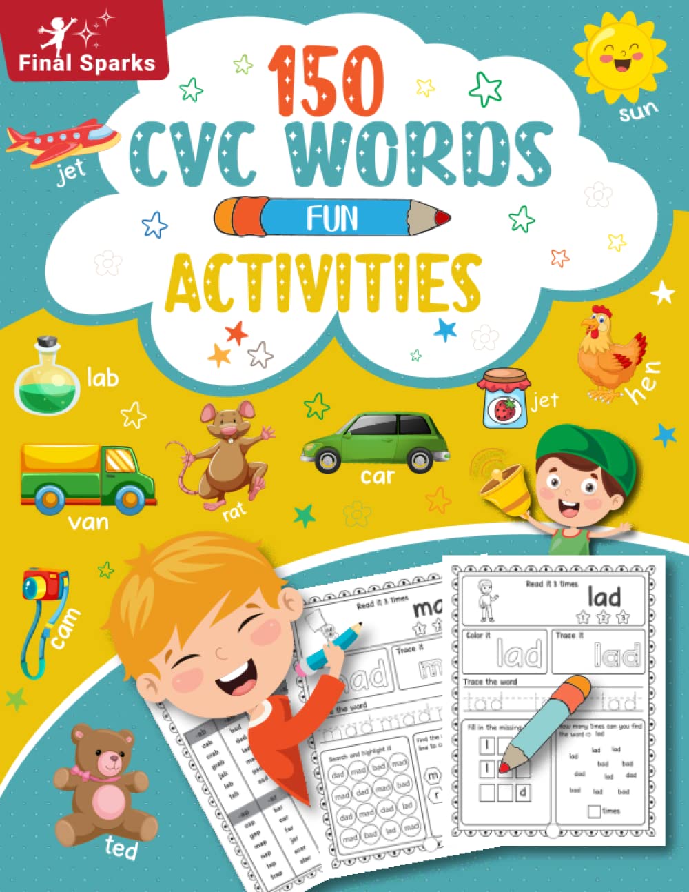 150 Cvc Words Fun Activities Easy To Learn Cvc Words | Desertcart INDIA