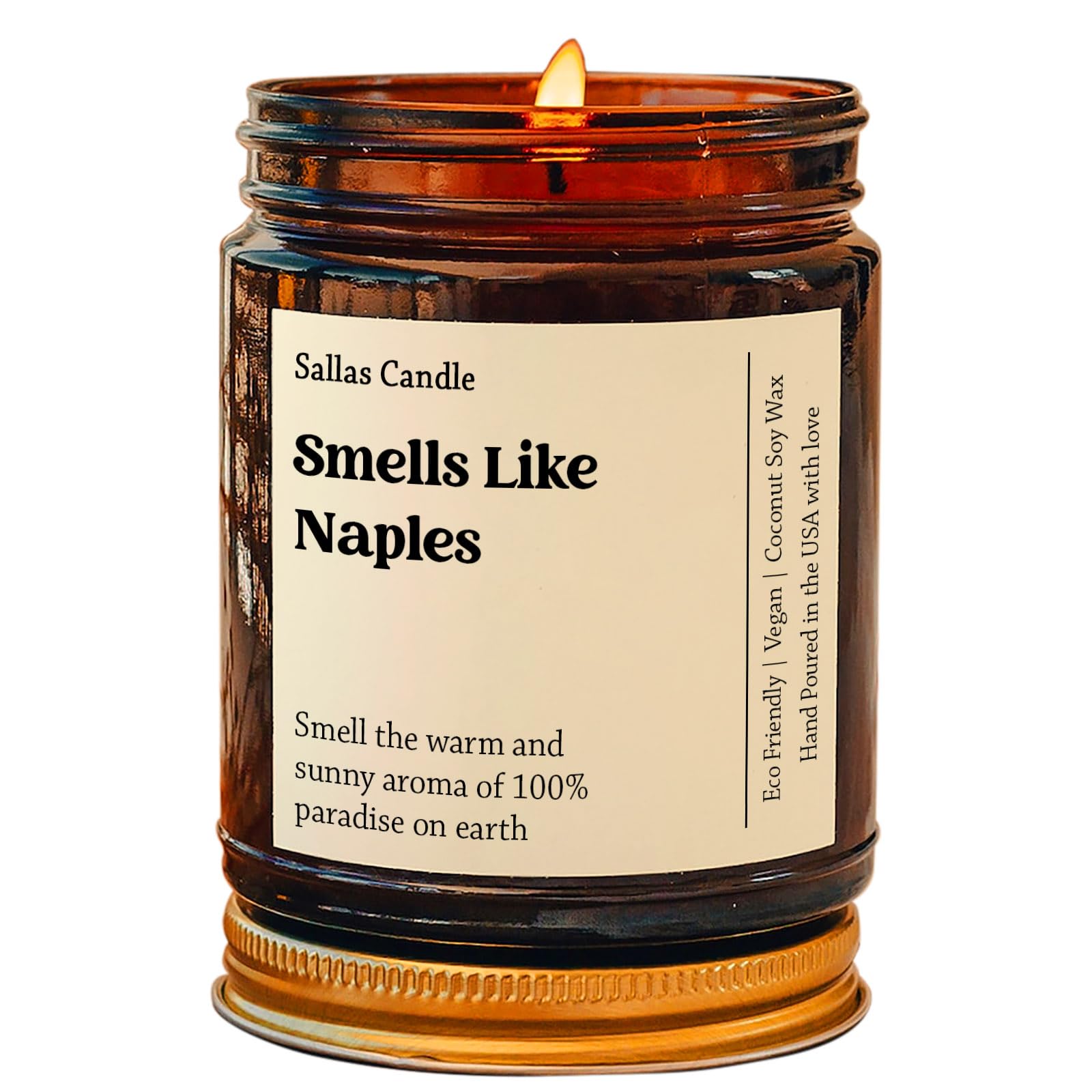 Amazon.com: Sallas Smells Like Naples Florida Candle, Florida Candle ...