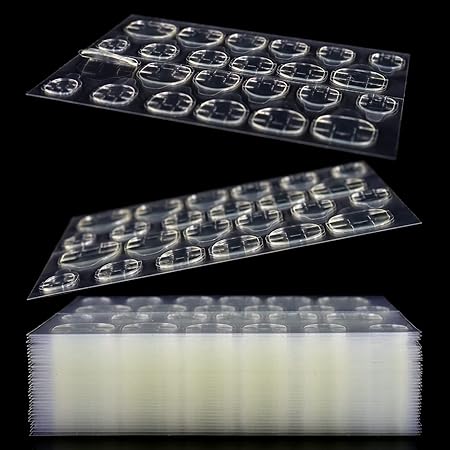 Amazon.com: Allstarry 1200pcs (50 Sheets) Adhesive Tabs Ultrathin ...