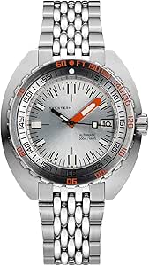 Amazon.com: SEESTERN SUB300T, Silver/White, NH35, Sapphire, Lume, 200m ...