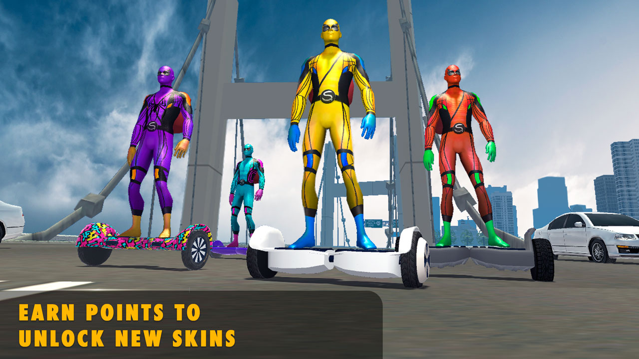 Spider Hero Pizza Delivery Game: Fidget Spinner Hoverboard Racing - App ...