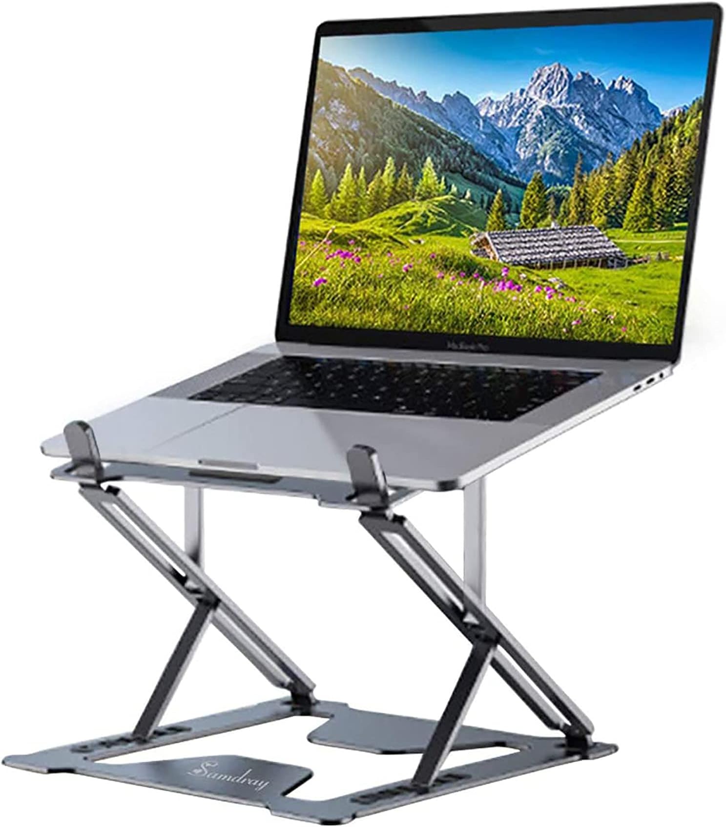Laptop Stand, Foldable Portable Laptop Stand for Desk, Folding Laptop ...