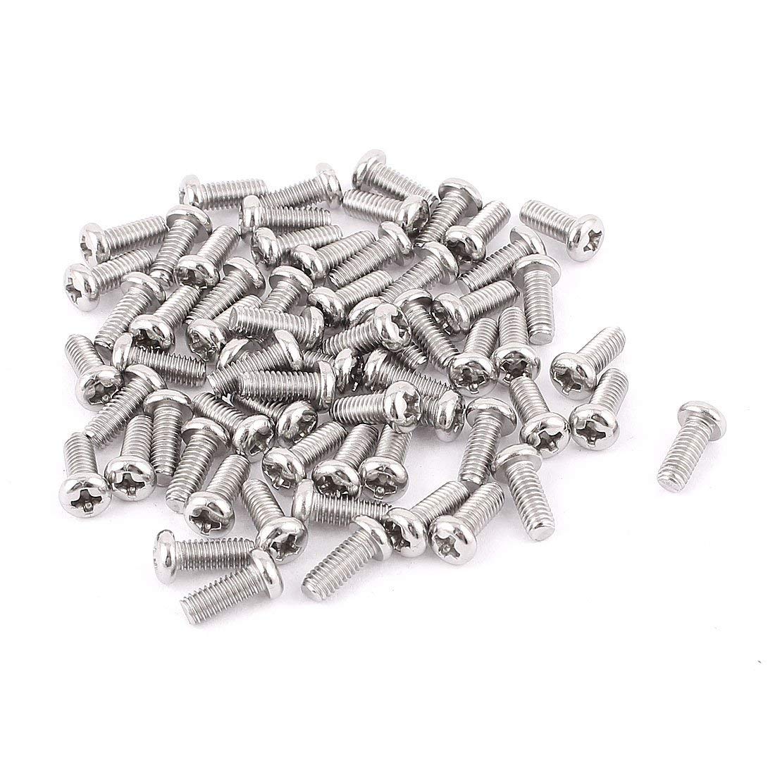 Aodesielectronics Stainless Steel Phillips Screws Round Pan TV Computer ...