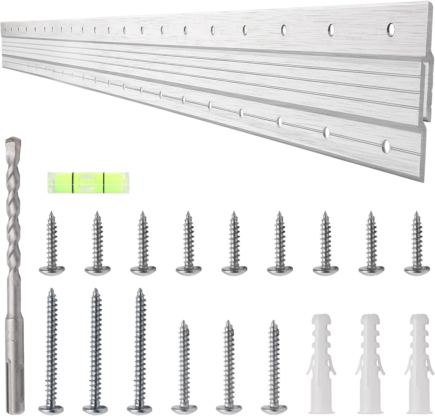 41 Inch French Cleat Picture Hanging Kit, 3 Pair Z Bar Hangers with Max ...