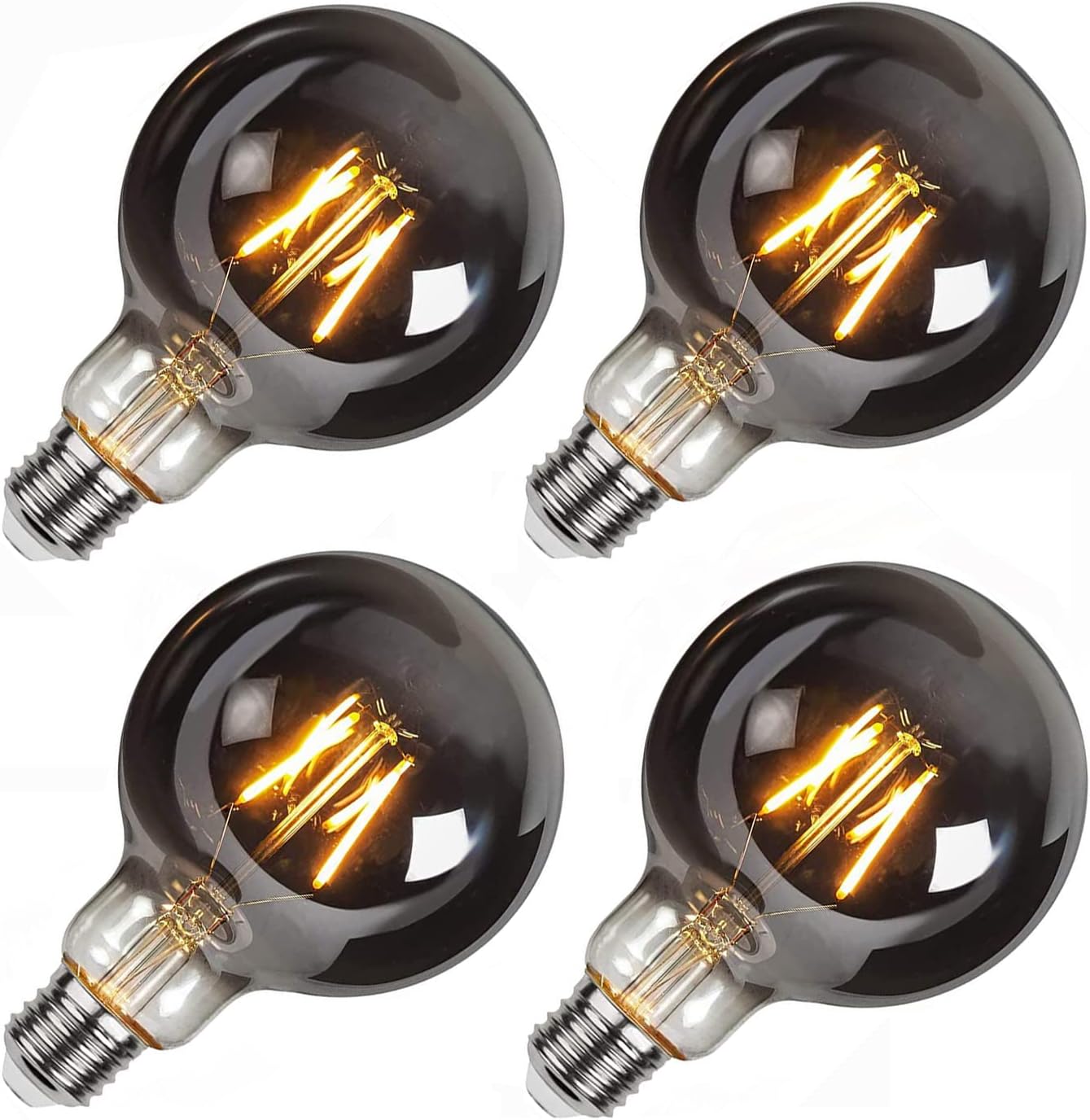 G95 LED Globe Light Bulbs, 2700K Warm White Globe Led Edison Bulb, 40W ...