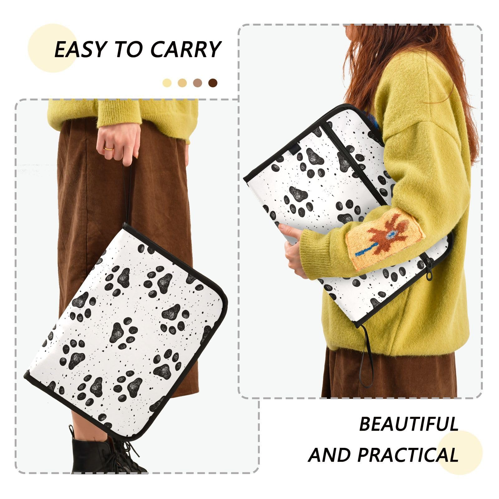 Home Office School Supplies Quteprint 13 Pockets With Zipper Closure ...