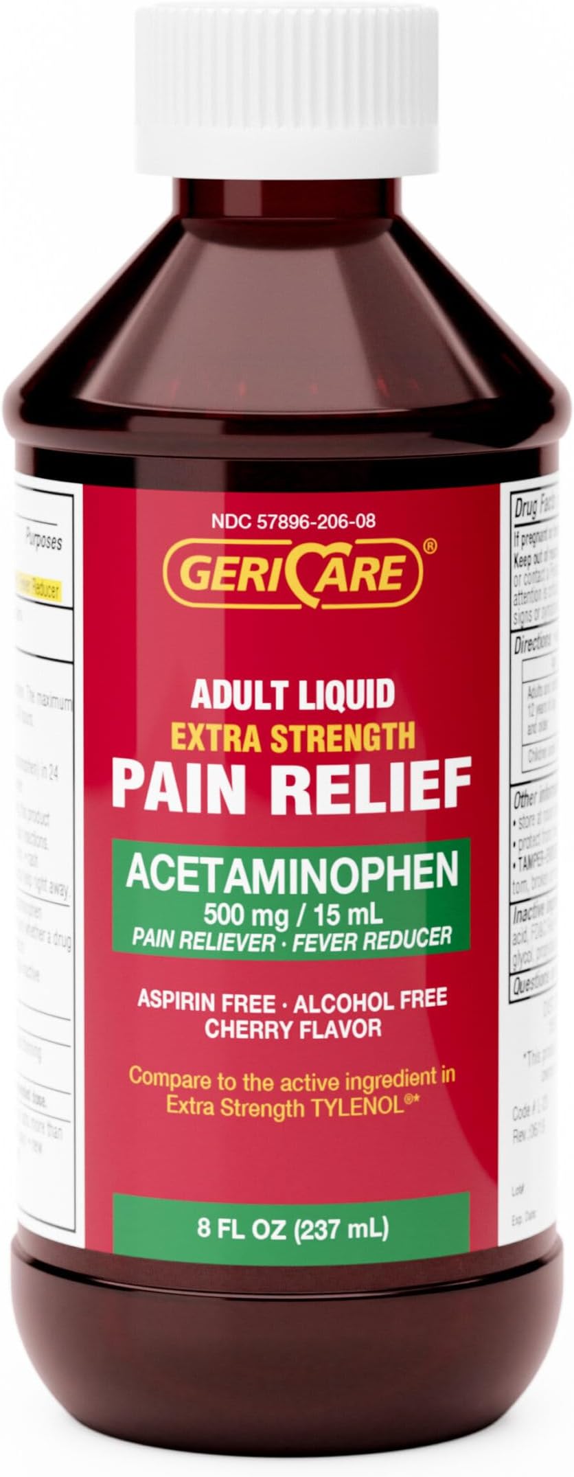 Amazon.com: GeriCare Extra Strength Acetaminophen 500 mg Adult Liquid ...