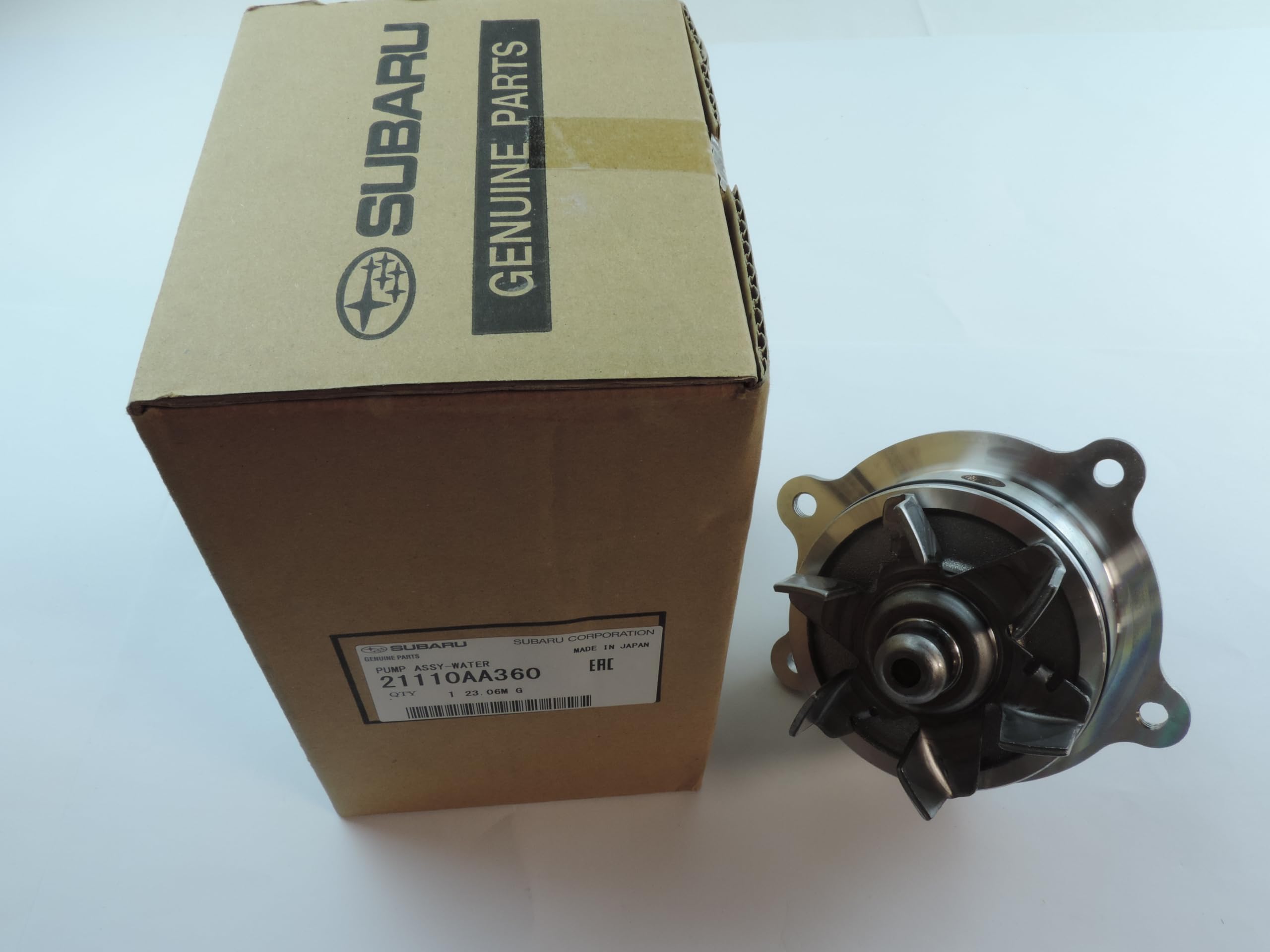 Amazon.com: SUBARU 21110AA360 GENUINE OEM FACTORY ORIGINAL WATER PUMP ...