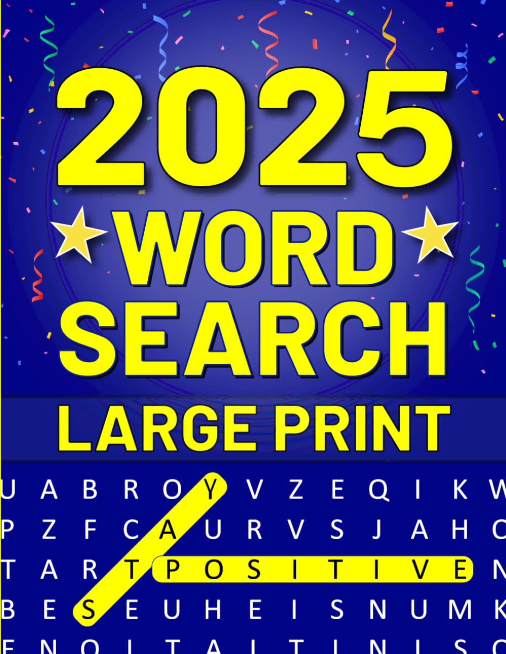 2025 Word Search: Stay Positive with 110 word find books for adults ...