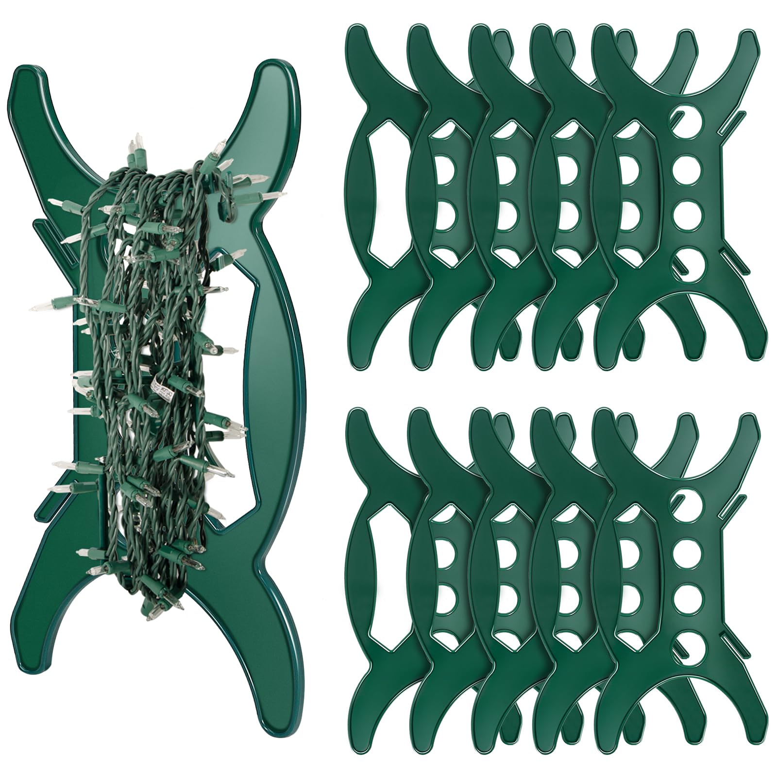 Amazon.com: YUNVI 6 Pcs All Purpose Light Storage Holder, Christmas ...