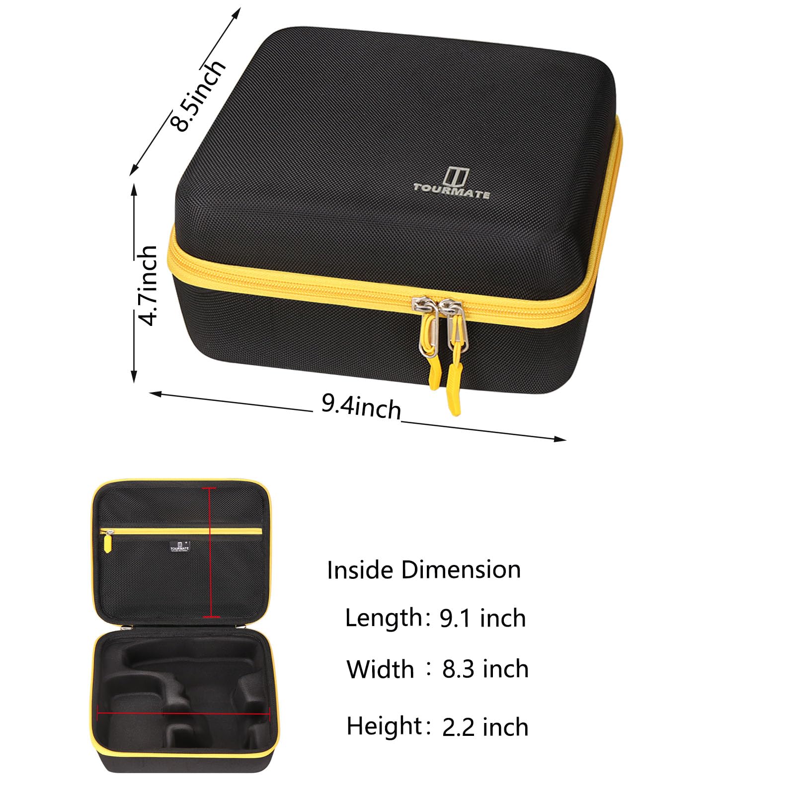 Snapklik.com : Tourmate Hard Storage Case For DEKOPRO Power Drill ...