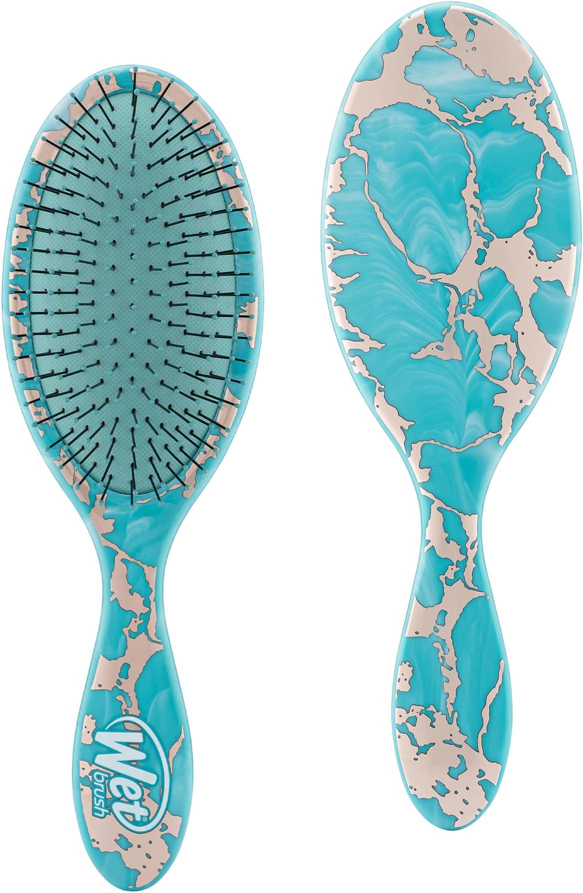 Amazon.com : Wet Brush Original Detangling Brush, Blue (Electric Forest) - Soft & Flexible ...