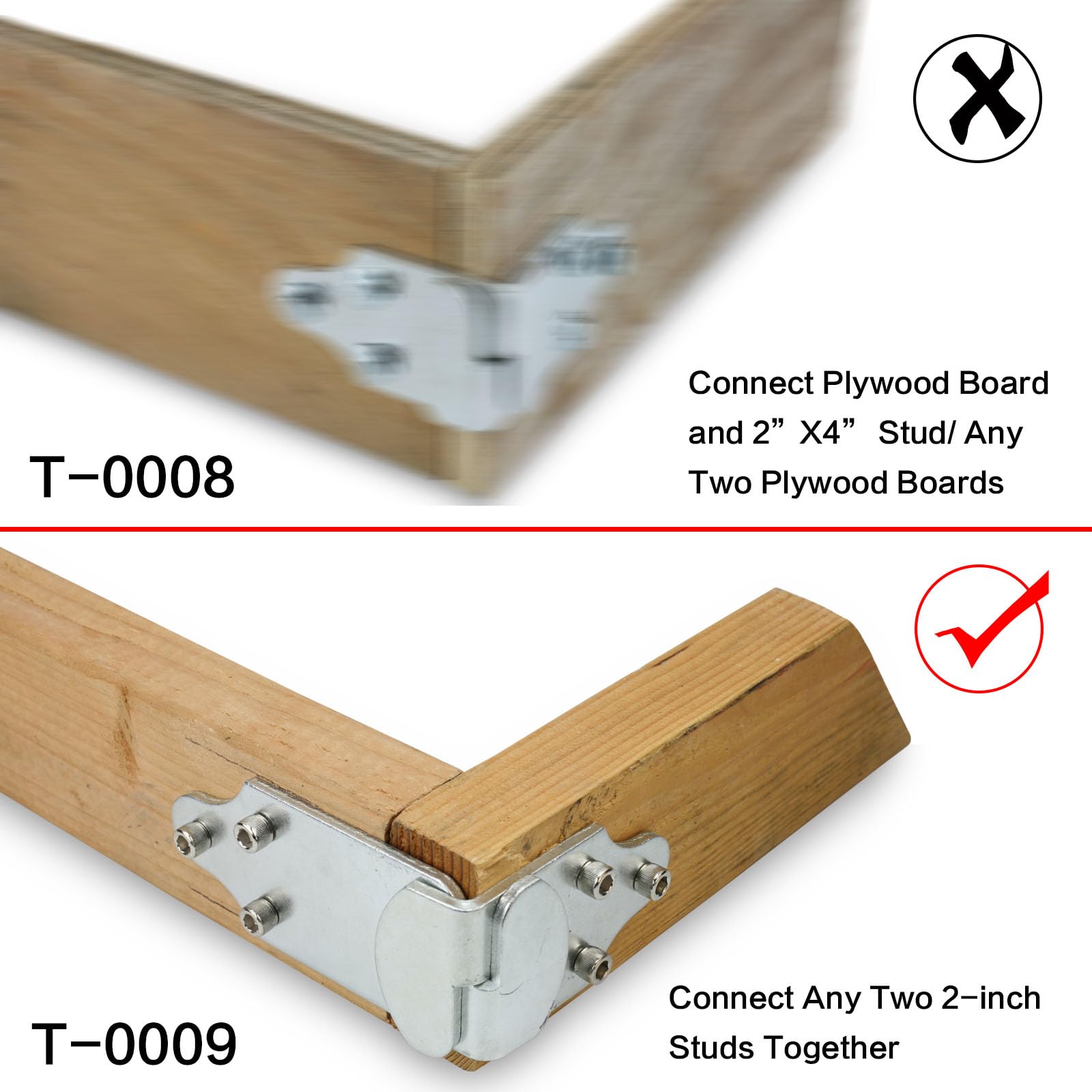 Trailer Side Corner Brackets HD Strap Tailgate Straight Hinge For