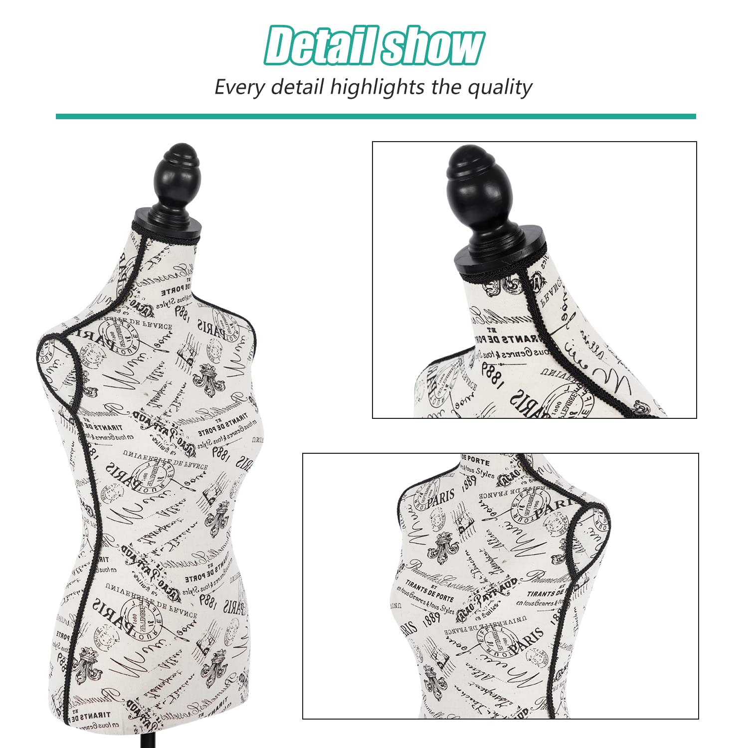 Snapklik.com : Mannequin Dress Form Manikin Body Dress Model, 60 Inch ...