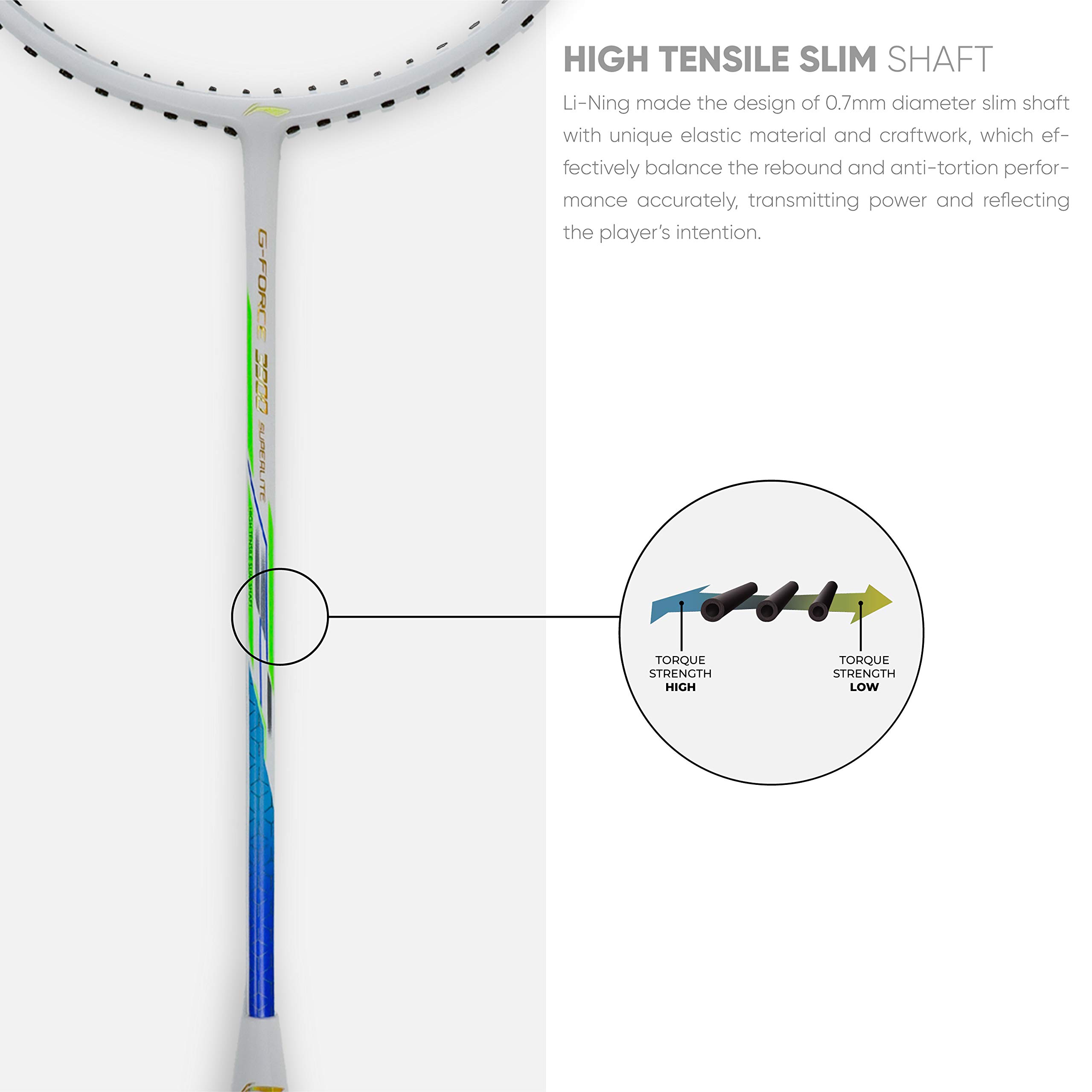Snapklik.com : Li-Ning G-Force Superlite 3900 Carbon Fibre Unstrung ...