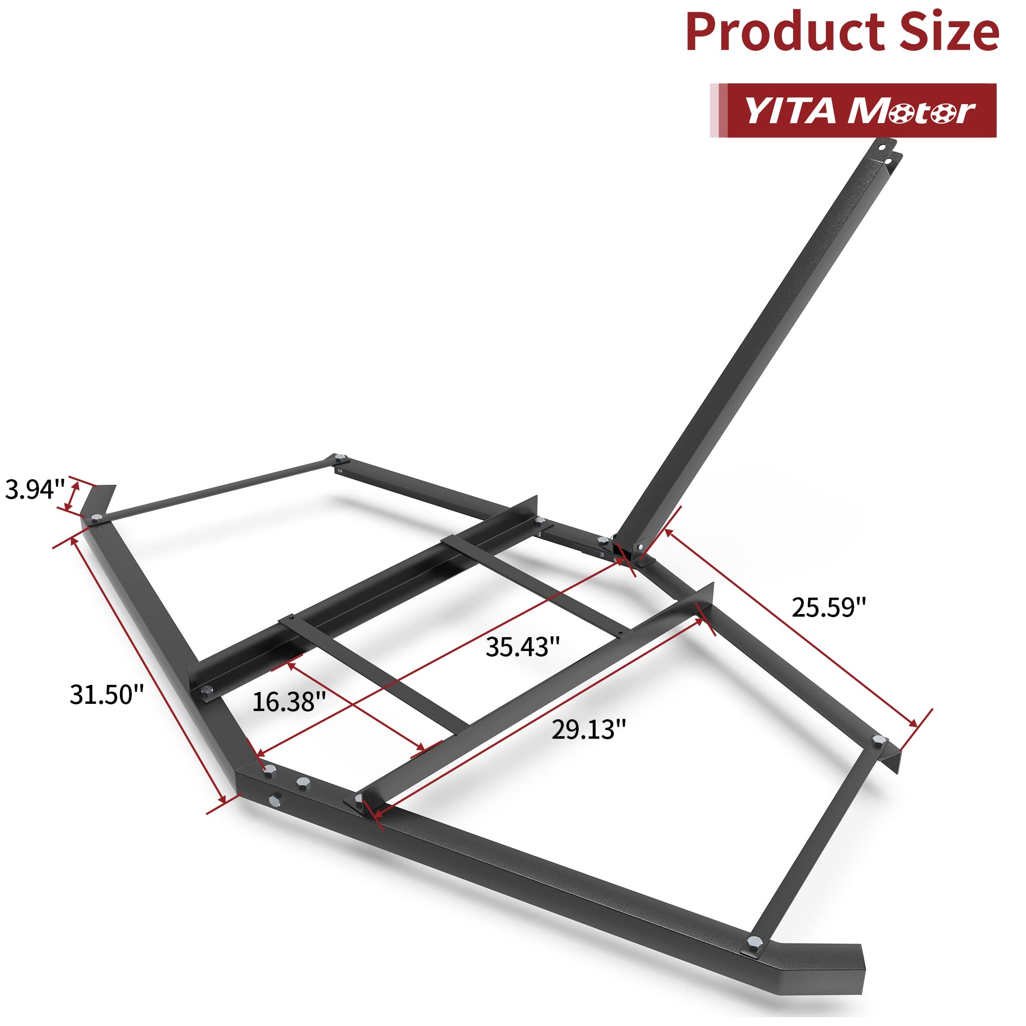 Snapklik.com : YITAMOTOR Driveway 66" Drag Grader Harrow Driveway Drag ...