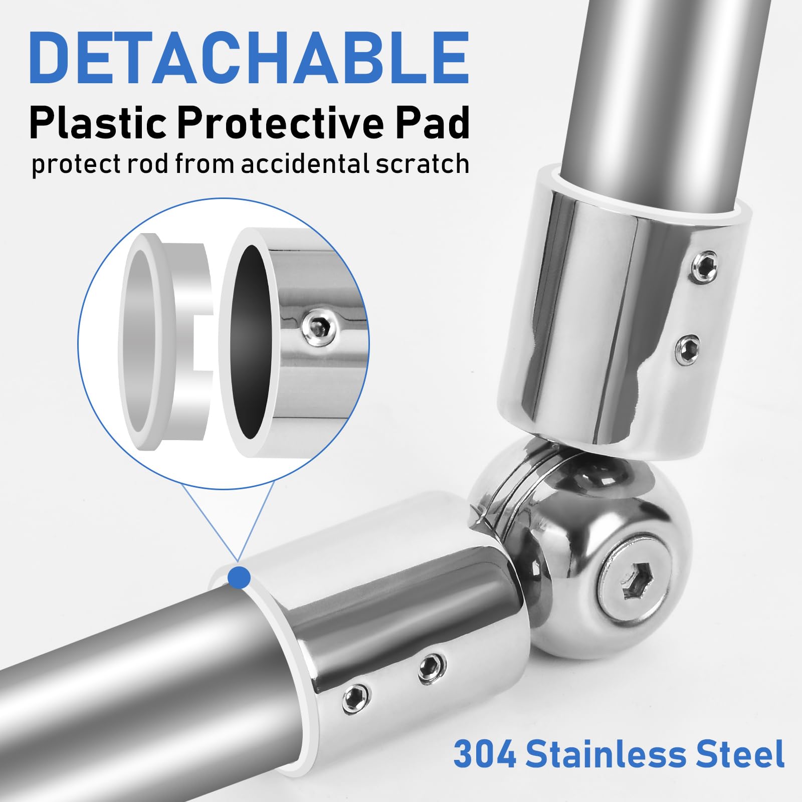 Snapklik.com : Curtain Rod Corner Connector, 1 Inch Window Corner ...