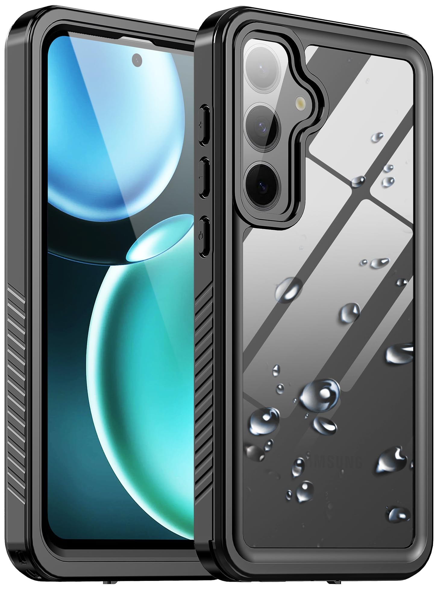 Amazon.com: Ezanmull for Samsung Galaxy S24 FE Case Waterproof with Built-in Screen Protector ...