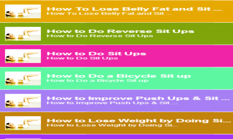 Sit Ups guide - App on Amazon Appstore